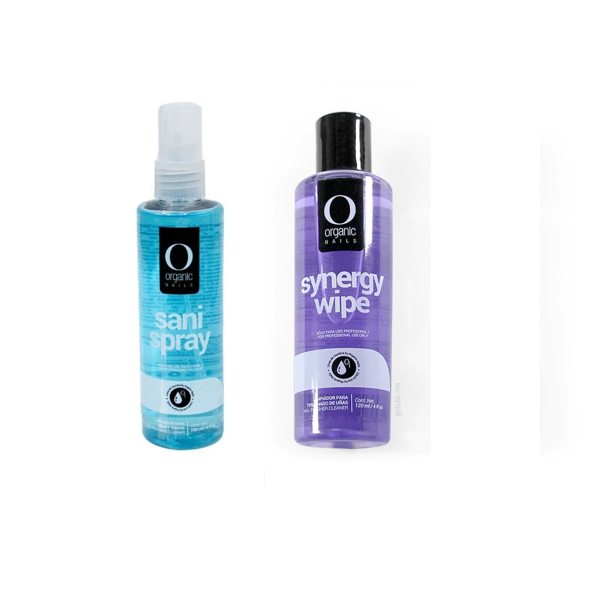 Organic Nails Synergy Wipe Y Sani Spray,sanitizante – Bloom Beauty